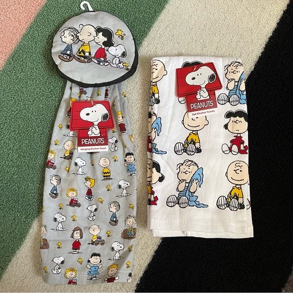 Peanuts | Kitchen | Peanuts Snoopy Squad Kitchen Dish Hanging Towel ...